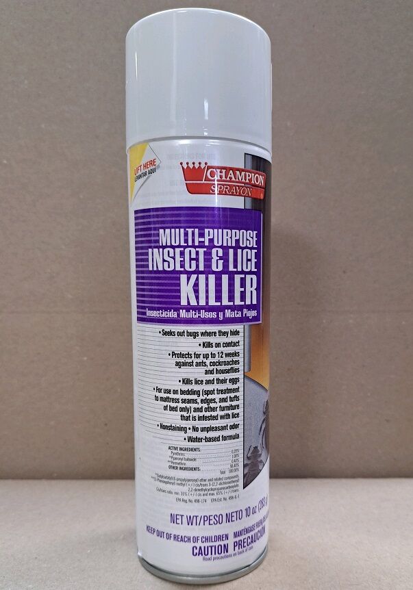 MULTI-PURPOSE INSECT KILLER FLEAS TICKS LICE AND MORE 10 OZ | BUGSPRAY.COM