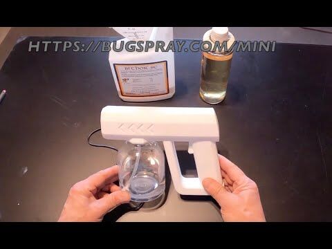 BUGSPRAY MINI MISTER PRO RECHARGEABLE AEROSOL SPRAYER 12 OZ | BUGSPRAY ...